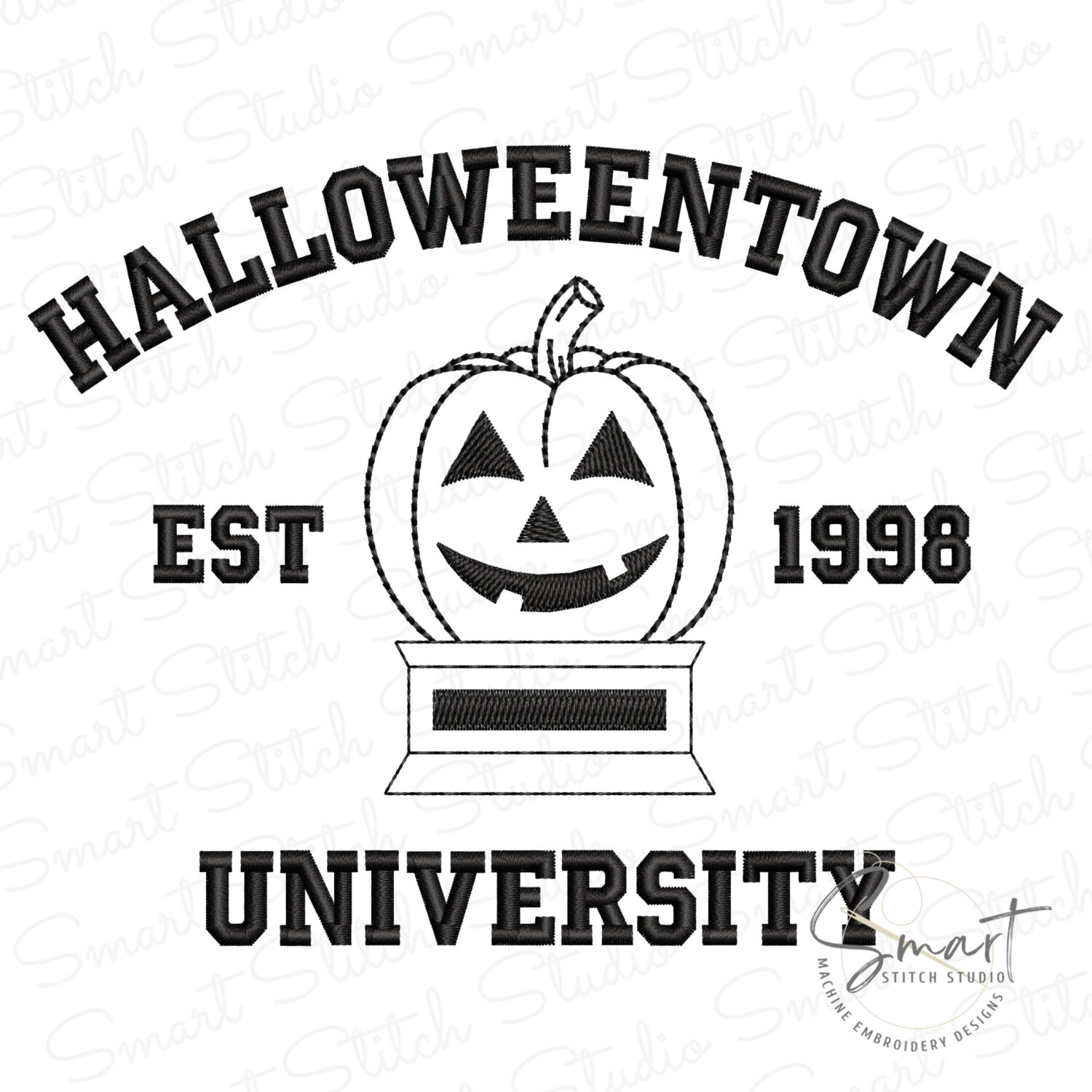 Halloweentown University Embroidery Design – Spooky File