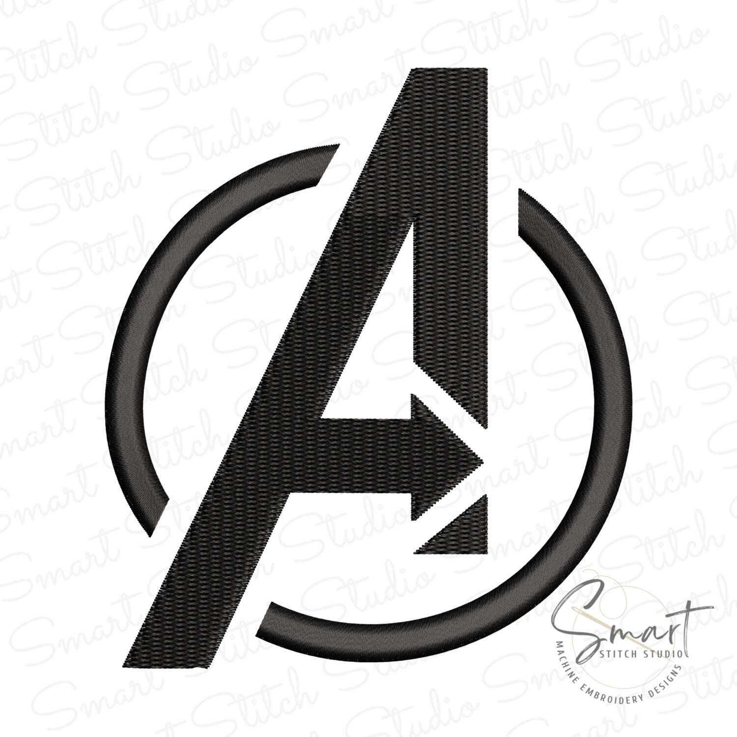 Avengers Logo Embroidery Design – Marvel Superhero File