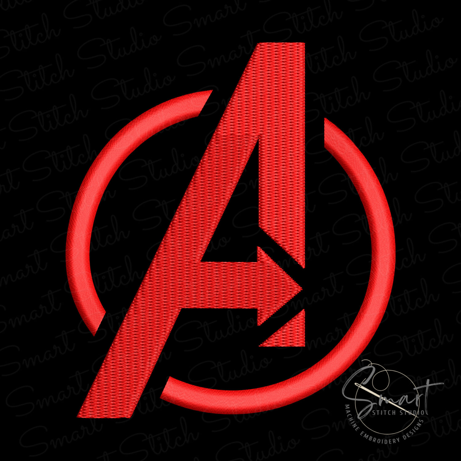 Avengers Logo Embroidery Design – Marvel Superhero File