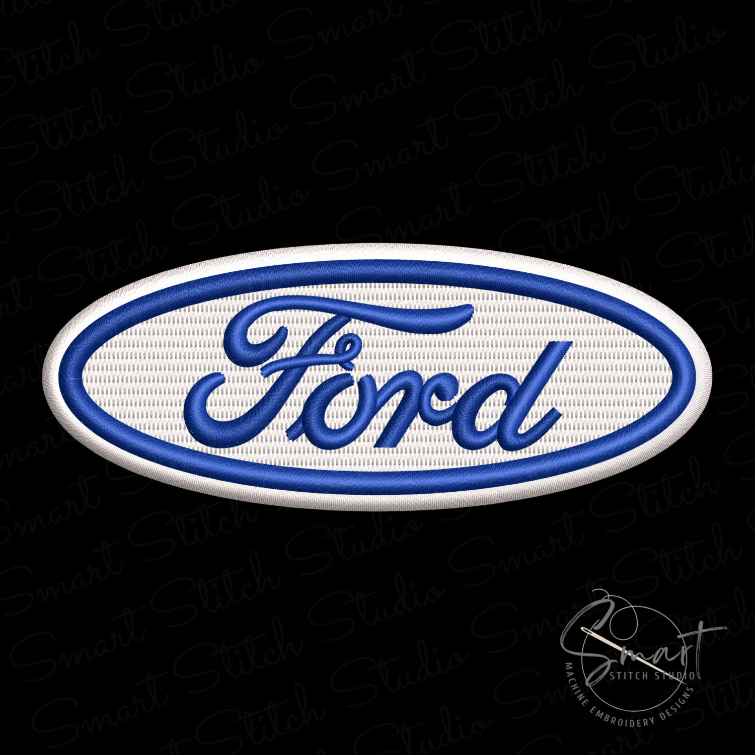 Ford Logo Embroidery Design | Ford Machine Embroidery File