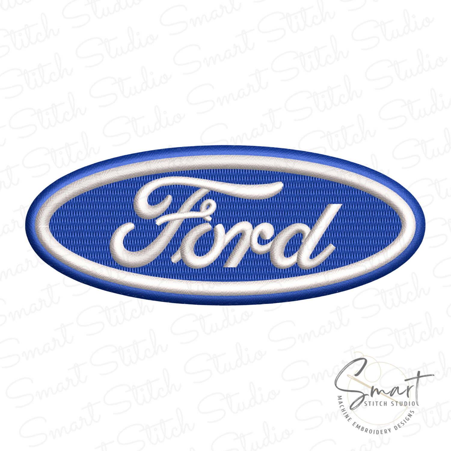 Ford Logo Embroidery Design | Ford Machine Embroidery File