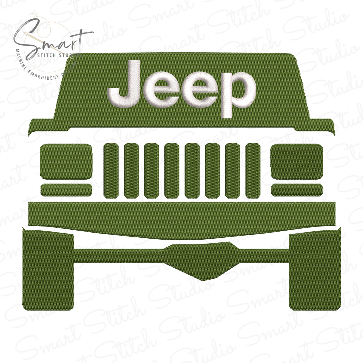 Jeep XJ Embroidery Design | Cherokee XJ Logo Machine File