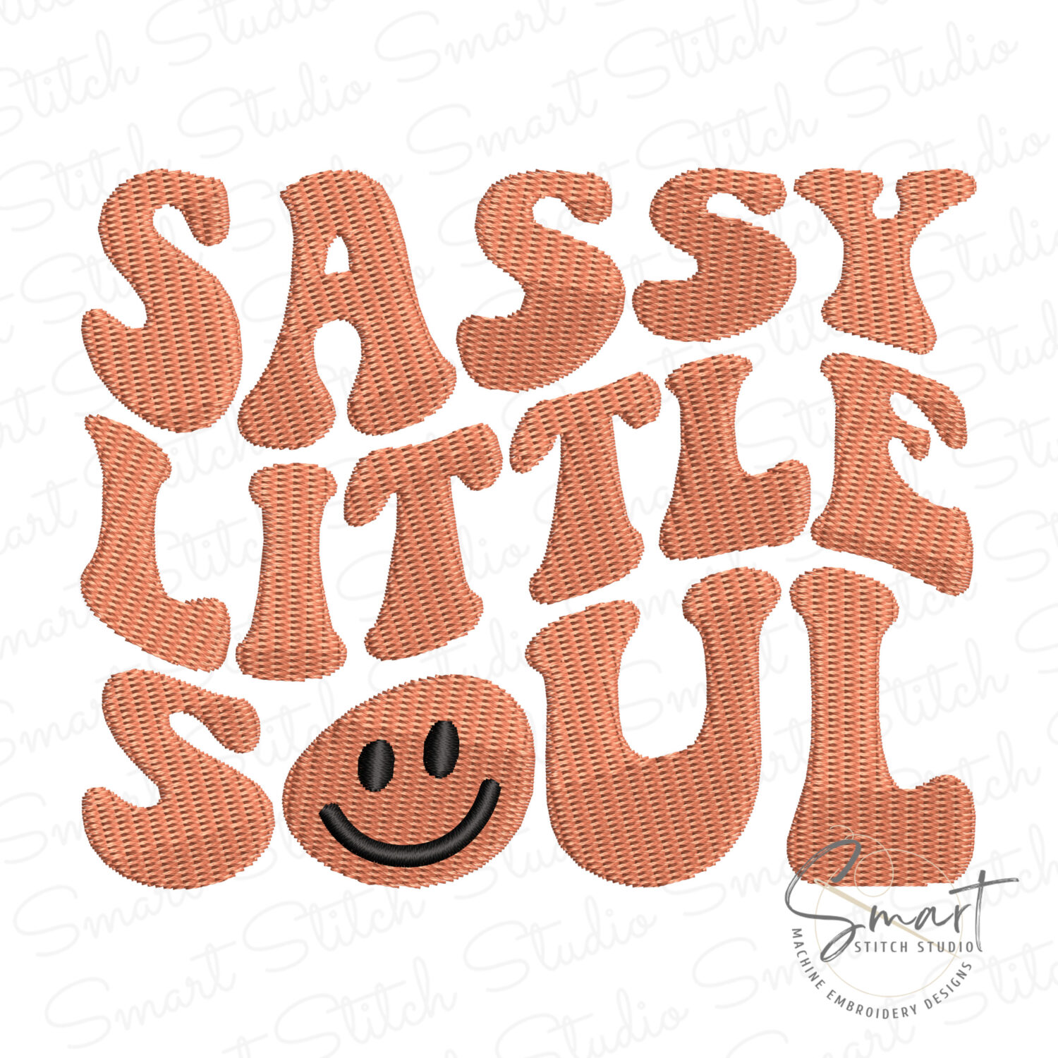 Sassy Little Soul Embroidery Design – Cute & Confident