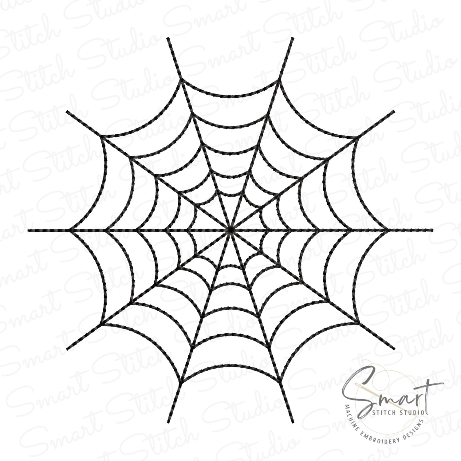 Spider Web Embroidery Design | Halloween Machine Embroidery